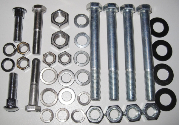 MGB Chrome Bumper Rear Fitting Kit - Stainless, Chromed and Hi Tensile ...