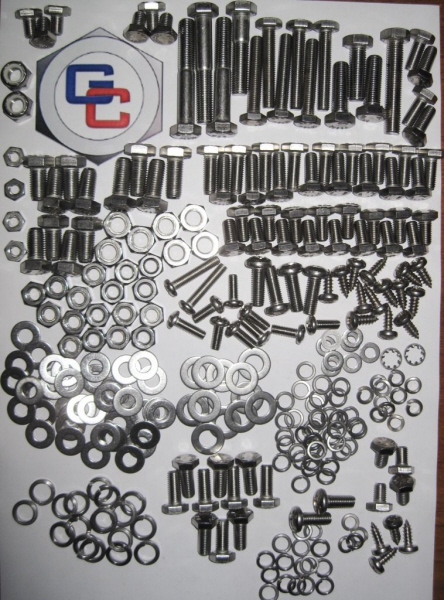 MG Midget AH Sprite Engine Bay Extras Kit - Stainless | MGMKIT00013SS