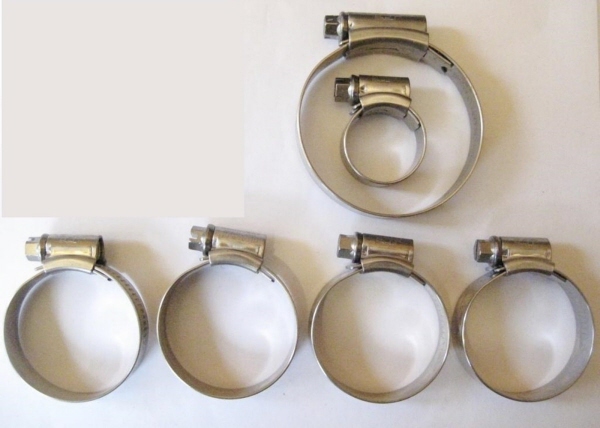 MG Midget AH Sprite Radiator Hose Clips Vertical Flow System ...