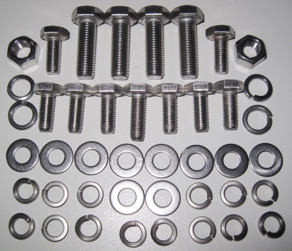 Triumph Spitfire , GT6 Pedal boxes Fitting Kit - Stainless | TRKIT000004SS